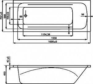 Акриловая ванна Roca Line ZRU9302924 - купить по выгодной цене в ...