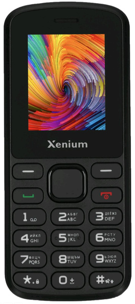 Мобильный телефон XENIUM X170, черный - купить по выгодной цене в интернет-магазине OZON ...