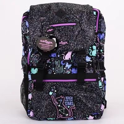 Smiggle Sparkly Kitty Reach For The Stars Рюкзак повышенной вместимости ...