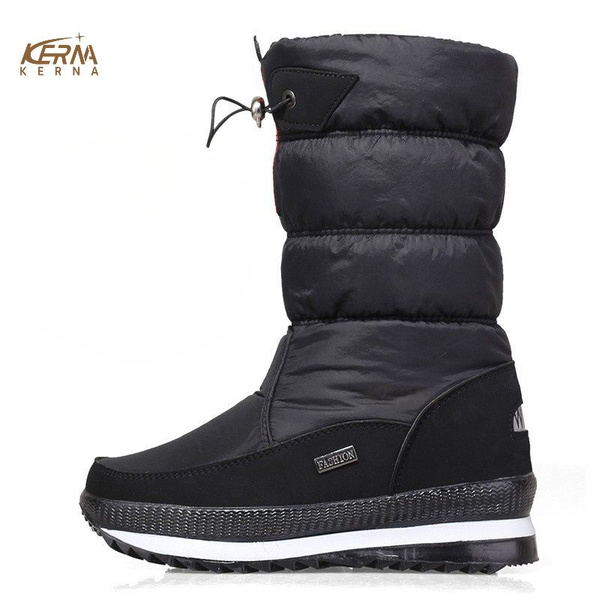 Сапоги Женский KERNA, размер 35 черный Рыбалка, Туризм Зима Платформа Китай Молния купить c ...