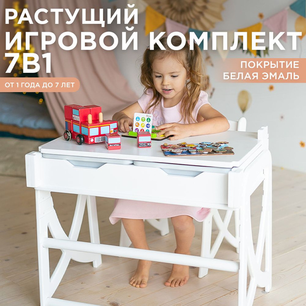 Детский стол и стул растущий - купить с доставкой по выгодным ценам в ...