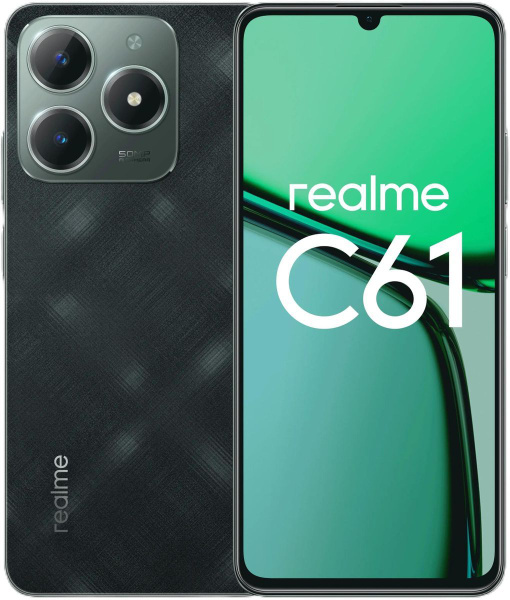 Смартфон realme C61 RMX3930 128Gb 6Gb блестящий золотой 128 ГБ 6 ГБ ...