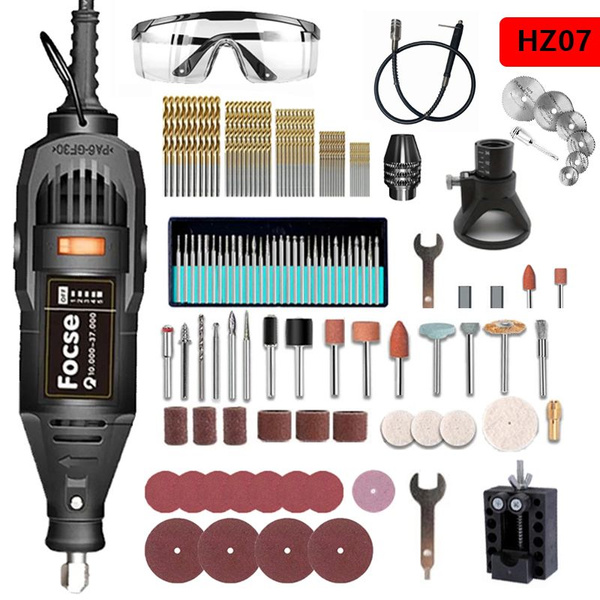Focse 180 Вт мини дрель дремель гравер электрический с гибкой осью 5 - позиционная переменная ...