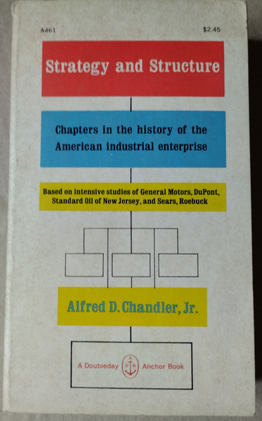 Alfred D.Chandler,Jr. Strategy and structure / Стратегия и структура ...