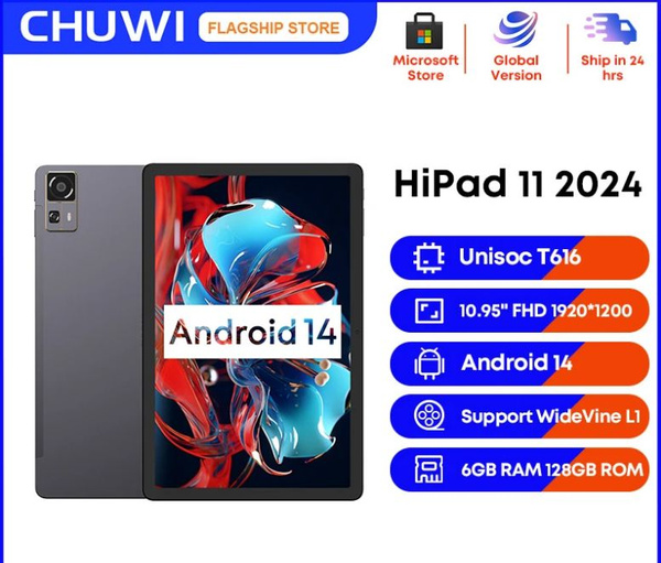 CHUWI Планшет HiPad 11 10.95", 6 ГБ / 128 ГБ серый купить c доставкой ...