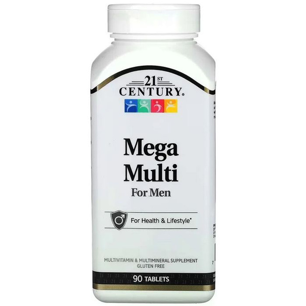 21st Century Mega Multi For Men 90 tabs / Мега Мульти для Мужчин ...