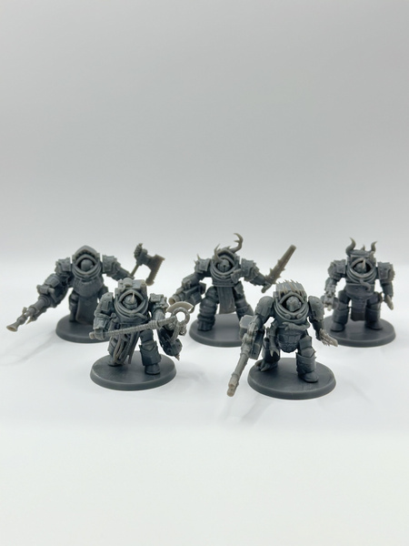 Набор миниатюр "Death Guard: Blightlord Terminators", Warhammer 40k ...