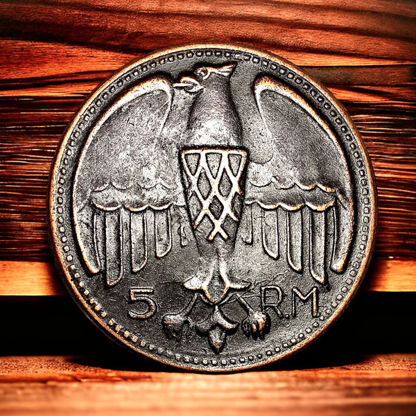 Монета Германия 5 рейхсмарок 1935 года. Рейх. Вторая мировая война - купить в интернет-магазине ...
