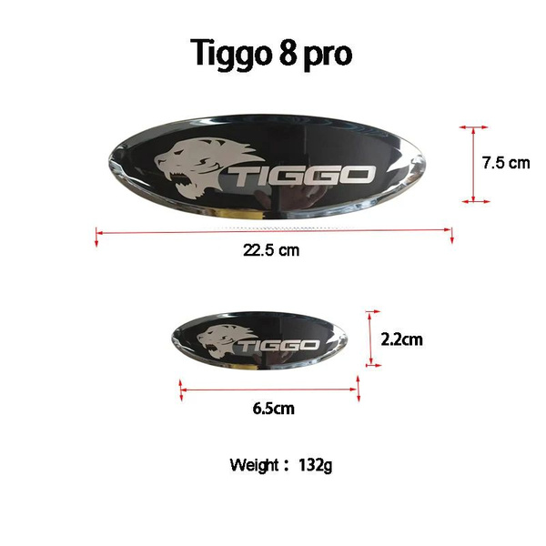 Chery Tiggo 8 Pro Черный значок Tiggo логотип Сетевые наклейки 2013 ...