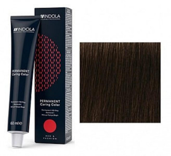 Indola Red and Fashion 3.8 темный коричневый шоколадный Стойкая крем ...