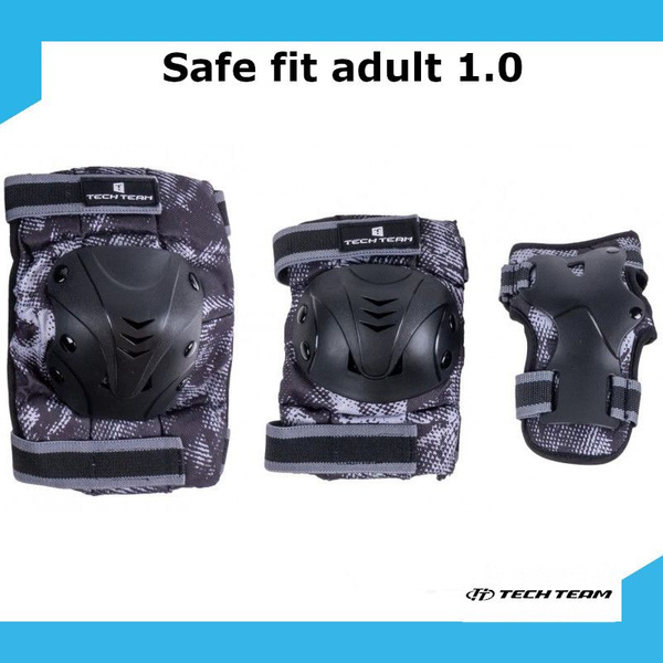 Защита TECH TEAM Safe fit adult 1.0 M / серый (NN012052) - купить с ...