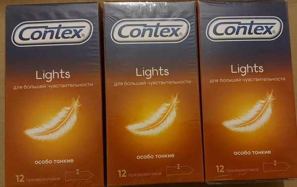 Презервативы Contex Lights, 36 шт. купить на OZON по низкой цене (1697165768)