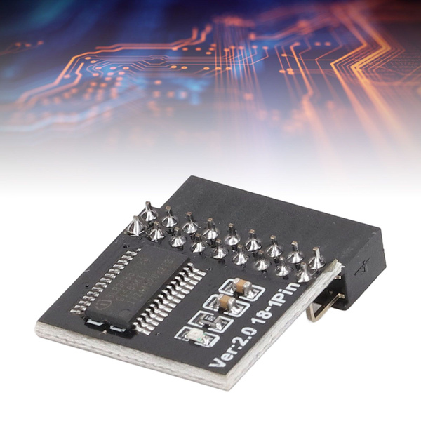 Модуль безопасности BLACK ASRock LPC-18PIN TPM подходит для ...