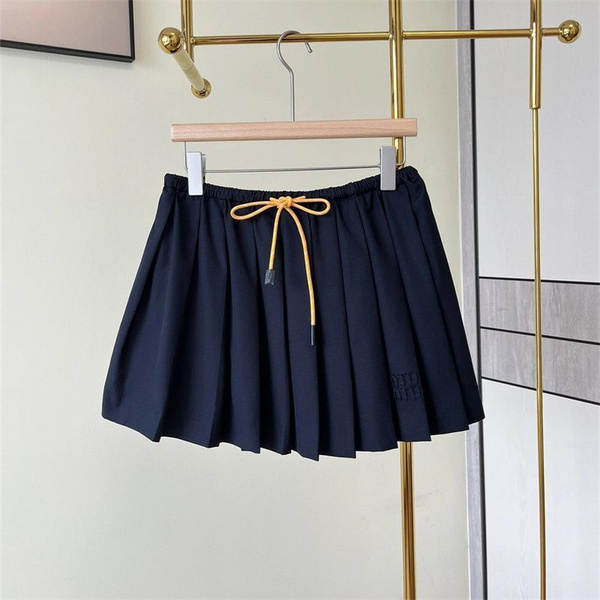 Юбка Женский Miu Miu синий бархат Хлопок размер 46 Мини Лето купить C доставкой на Ozon по