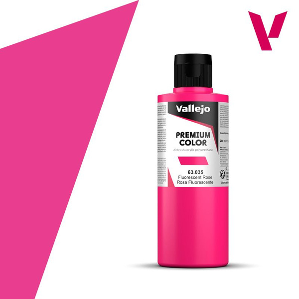 Краска Vallejo серии Premium Color - Fluorescent Rose 200мл. купить на ...