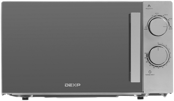 Микроволновая печь DEXP MR-82 серебристый купить на OZON по низкой цене (1715310945)