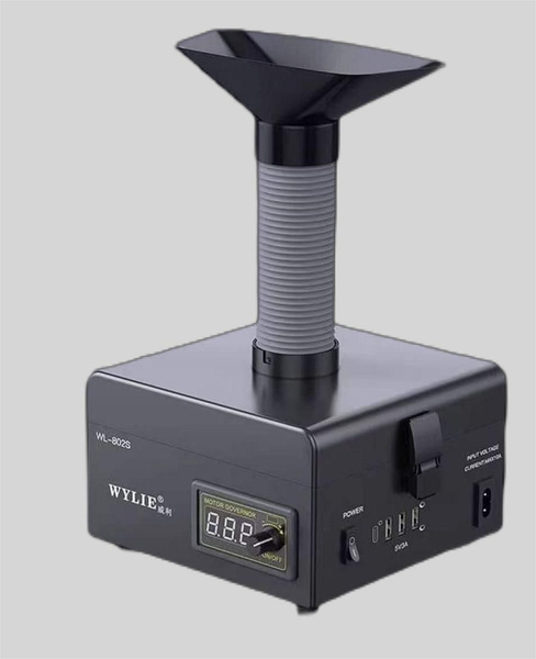 ZJ-802S настольный вытяжной экстрактор, настольная пайка, система очистки дыма и пыли для ...