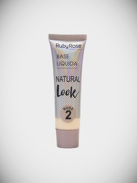 RUBY ROSE Тональный крем Natural Look Bege 02 NUDE купить на OZON по низкой цене (1727920244)