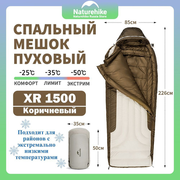 Naturehike Спальный мешок, 226 см купить на OZON по низкой цене ...