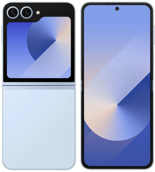 Смартфон Samsung ZFlip 512 ГБ 12 ГБ Голубой 6.7 OLED/AMOLED S115 купить ...