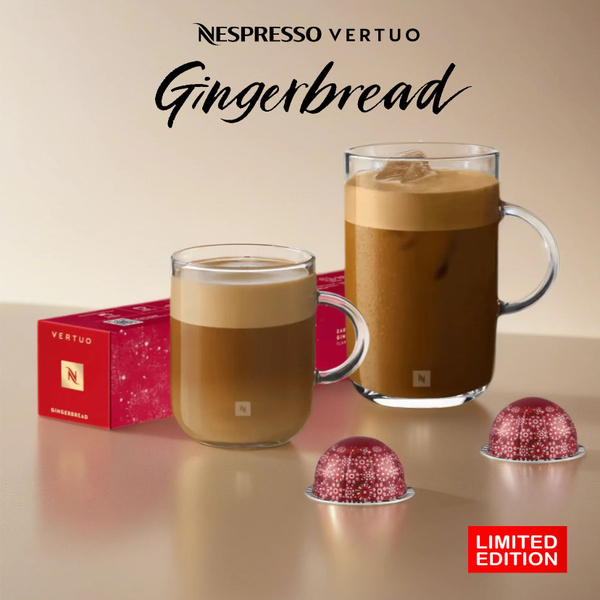 Кофе Nespresso Vertuo GINGERBREAD в капсулах, 10 шт. (объём 230 мл ...