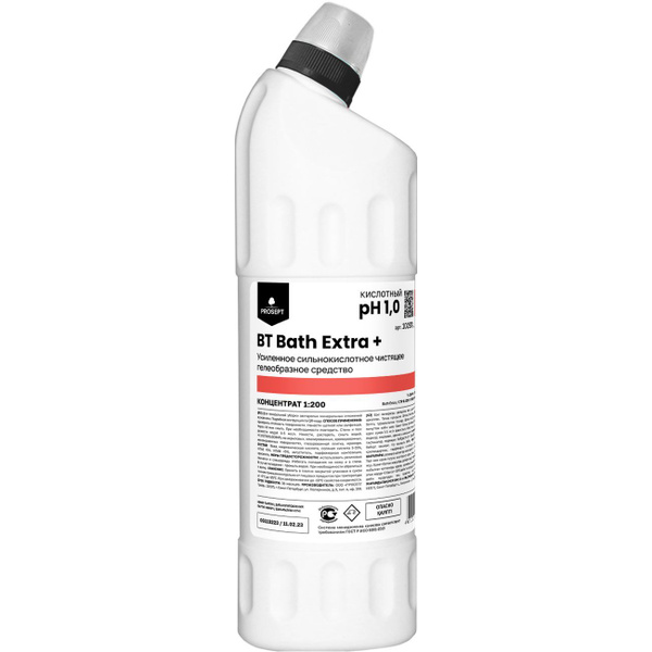 Профессиональное. Усиленное чистящее средство от ржавчины и известкового налета BT Bath Extra ...