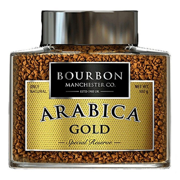 Кофе Bourbon Arabica Gold растворимый 100 г купить на OZON по низкой ...