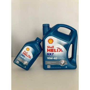 Масло моторное Oilway shell. helix hx7 10W-40 НС-синтетическое 5 л ...