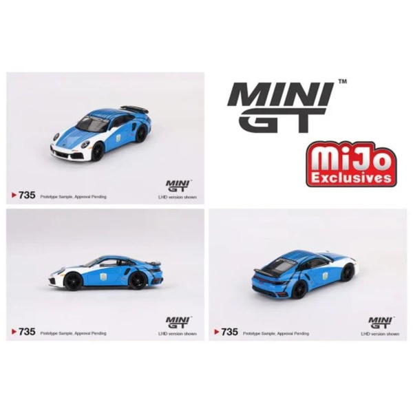 Машинка MINI GT 1/64 Porsche 911 Turbo S Safety Car 2023 IMSA Daytona ...
