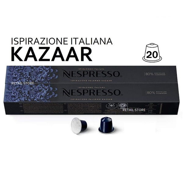 Набор кофе Nespresso KAZAAR, 2 упаковки (20 капсул) купить на OZON по ...