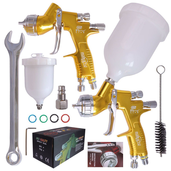 Devilbiss GTI Pro Lite с верхним бачком, голова TE20, сопло 1,8 мм ...