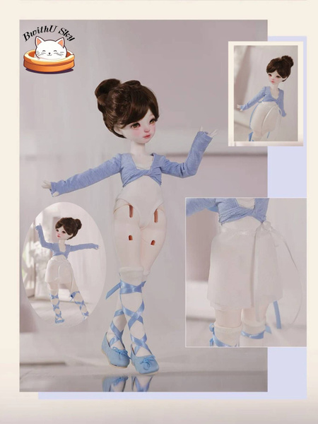 BwithU Momoko 1/6 BJD Маленькая Красивая Девочка-балерина с чертами лица Ювенильной куклы с ...