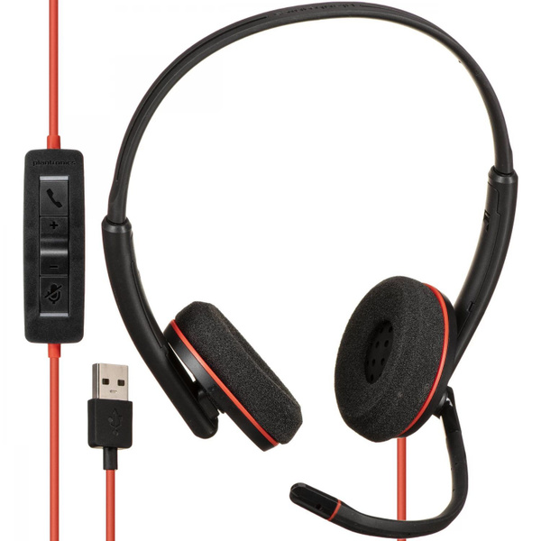 Наушники Накладные Plantronics Blackwire C3220-А Проводное 32 209745 ...