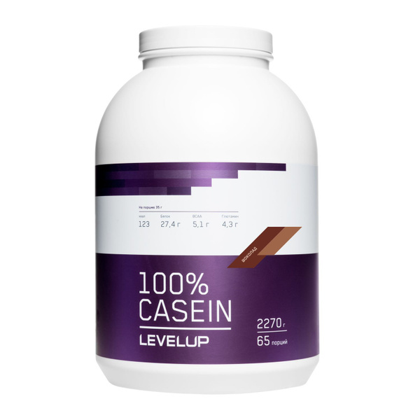 LevelUp Мицеллярный казеин 100% Casein, Казеиновый протеин для ...