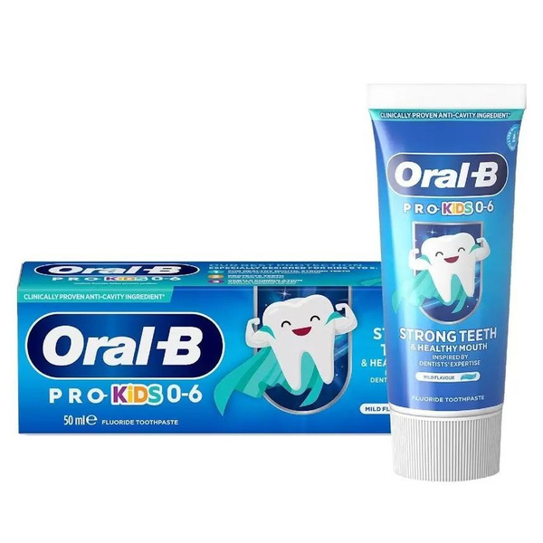 Oral-B Зубная паста для детей от 6 месяцев до 6 лет Pro-Kids, Мягкий ...
