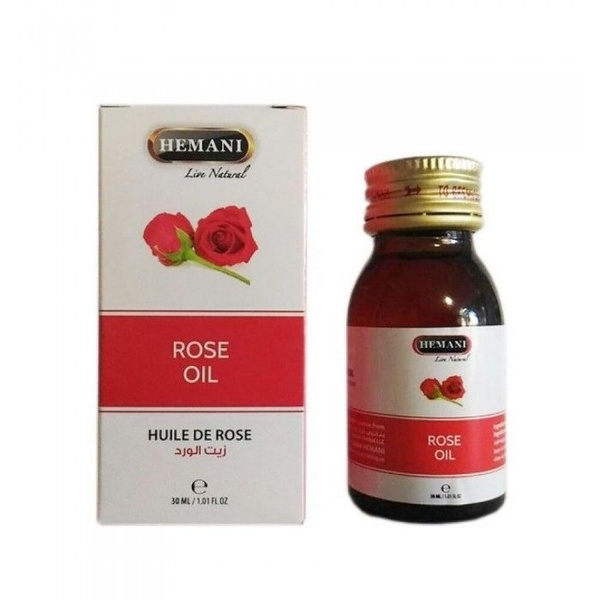 Масло Розы Хемани (Hemani Rose oil) для кожи и волос 30 мл купить на ...