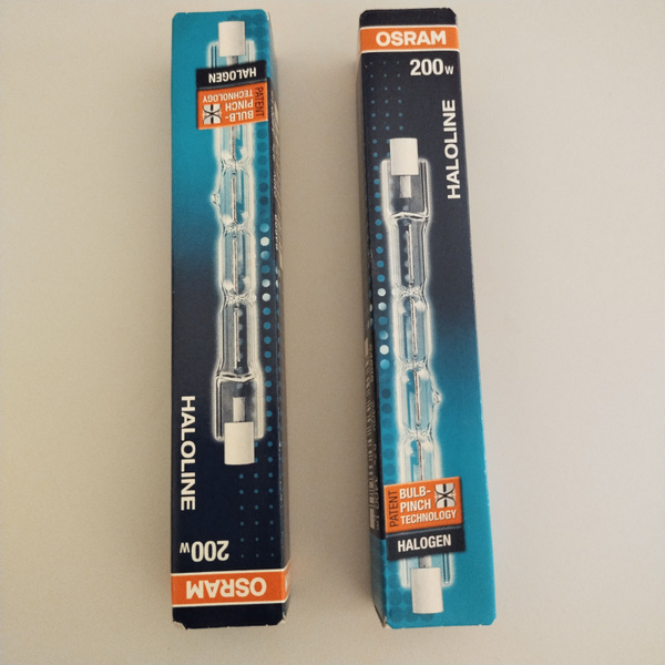 Лампочка Лампа галогенная линейная 200w R7s, 200 Вт, 1 шт. купить на ...