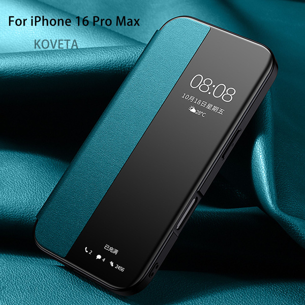 Чехол для мобильного телефона Apple iPhone 16 Pro Max, кожаный защитный ...