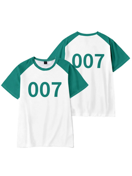 Футболка Девочки, Мальчики YIFU HOME белый, зеленый Короткий, размер 38 Хлопок, Полиэфирное ...