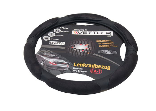 Оплётка руля на Газель 3302 (XL 41-42 см) вспененный ПВХ 6 подушек ...