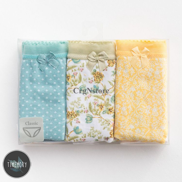 Трусы Женский Oysho Хлопок желтый, канареечный, размер 46, 48 Горох, Цветочный купить c ...