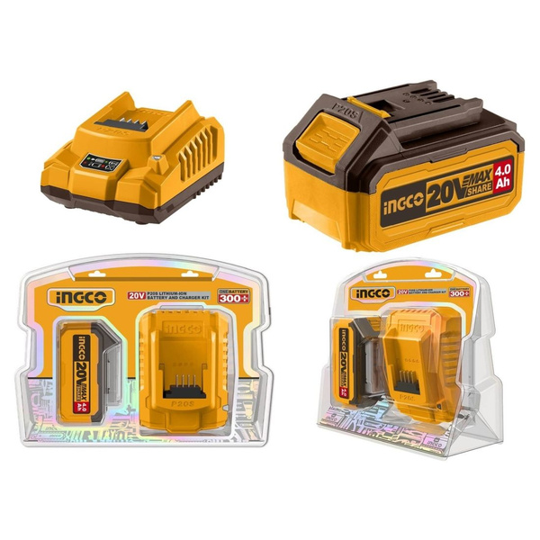Комплект аккумулятор и зарядное устройство INGCO INDUSTRIAL FBCPK1214 ...