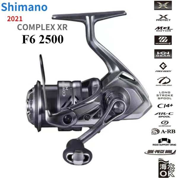 2021 SHIMANO COMPLEX XR 2000-2500 F4 F6 Наклонный рот, неглубокая линия чашки, длинный удар ...