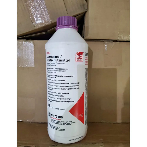 FEBI Антифриз G12 фиолетовый концентрат 1,5 л купить на OZON по низкой цене (1857025344)
