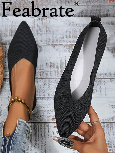 Лоферы Женский Feabrate черный, размер 38 Без каблука На любой сезон Пряжка купить c доставкой ...