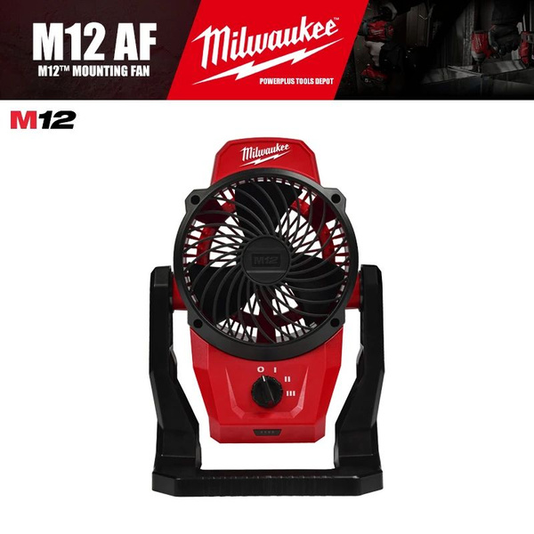 Milwaukee M12 AF/0820 M12 Крепление Аккумуляторный вентилятор 12 В ...