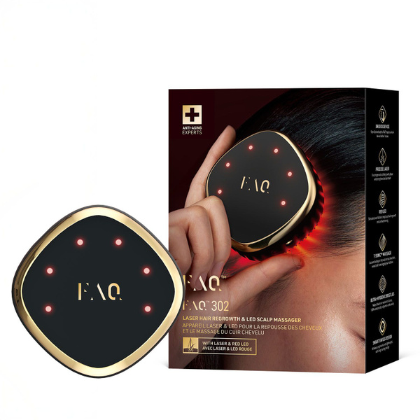 FOREO FAQ 302 Лазерный и LED массажер для стимуляции роста волос и ...