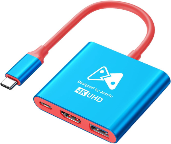 Характеристики JEMDO Портативный док-адаптер для Switch/OLED, Steam Deck, ROG Ally, дорожная док ...