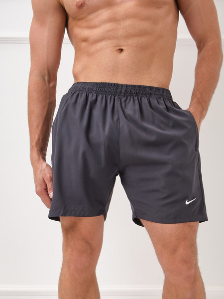 Шорты для плавания Мужской LD wear шорты Полиэстер темно-серый, размер 46 Карманы Китай Пляжный ...