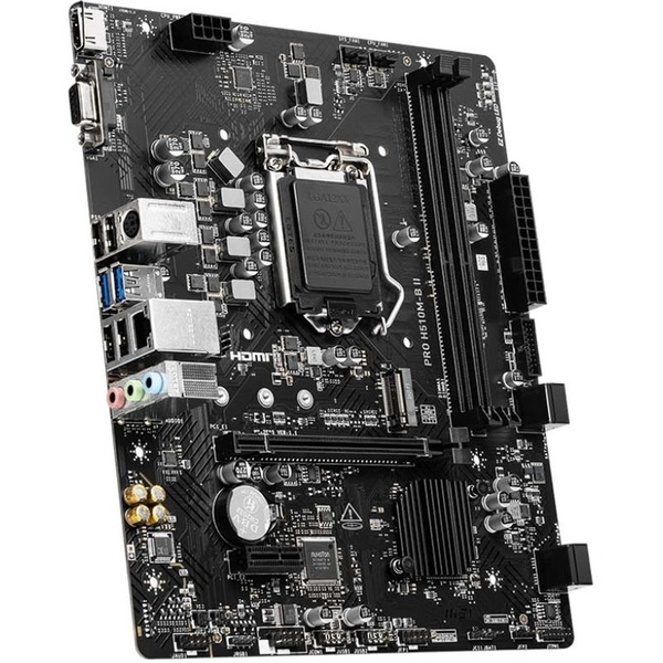 Материнская плата mATX MSI DDR4 2933 МГц, Intel H470 PRO H510M-B II ...